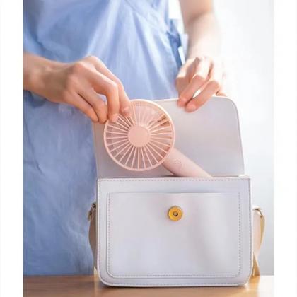 Portable Usb Rechargeable Handheld Mini Desk Fan on Luulla