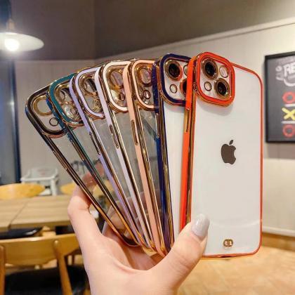 Luxurious Iphone Case With Gold Accent Border on Luulla
