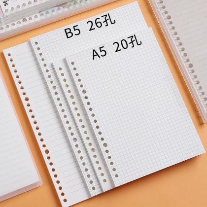 Refillable Notebook With Lined And Grid Pages on Luulla