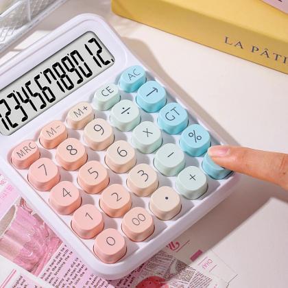 Colorful 12-digit Large Keypad Desktop Calculators on Luulla