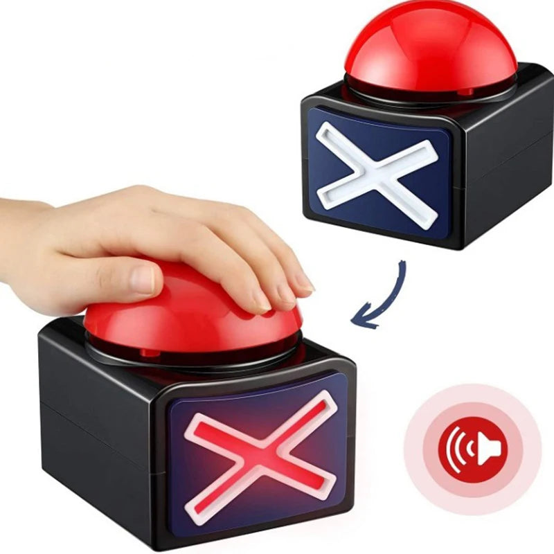 red button no sound