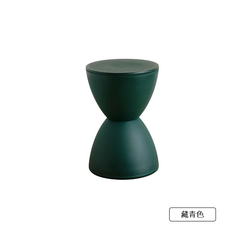 Modern Hourglass Shape Stools In Assorted Colors on Luulla