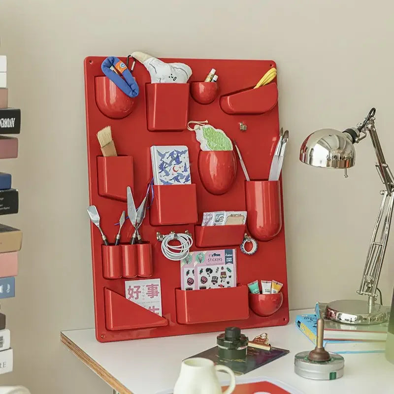 Modern Wall-mounted Organizer With Multipurpose Storage Bins on Luulla