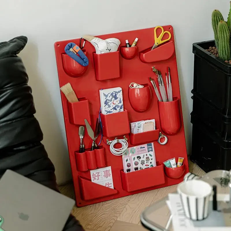 Modern Wall-mounted Organizer With Multipurpose Storage Bins on Luulla