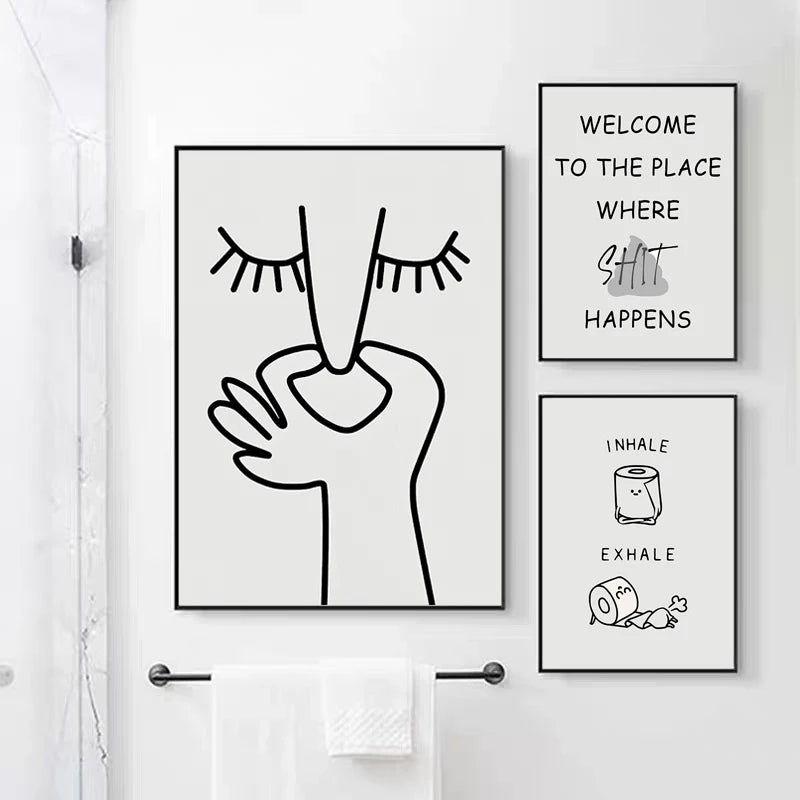 bathroom prints printable