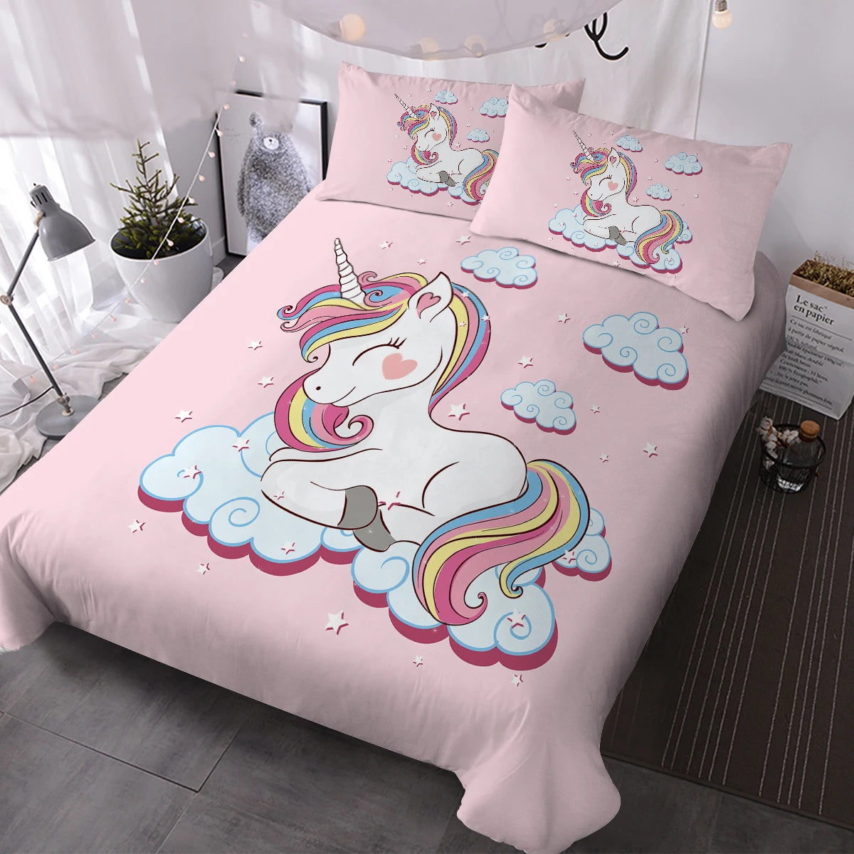 pink cloud bedding
