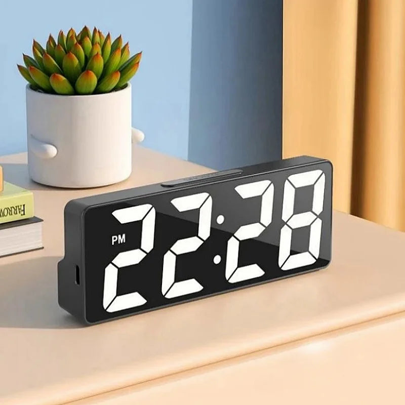large digital office clock