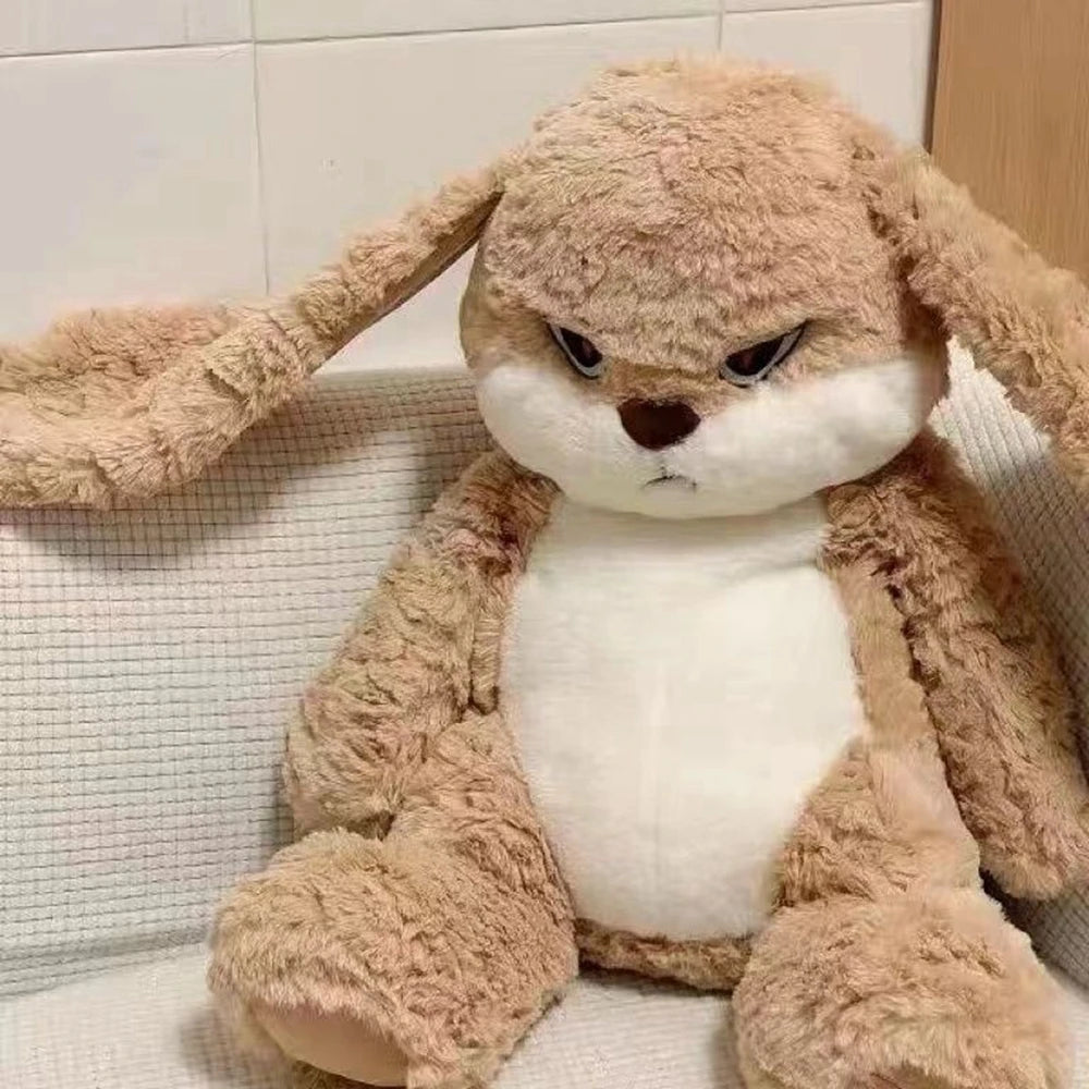grumpy bunny plush