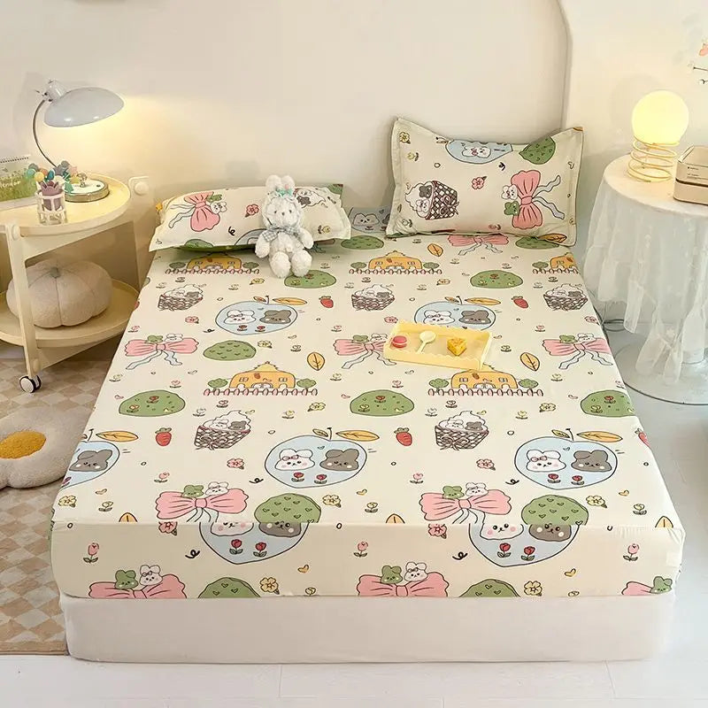 cute printed bed sheets