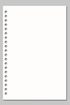 Refillable Notebook With Lined And Grid Pages on Luulla