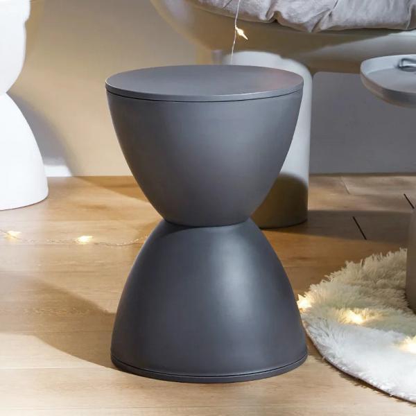Modern Hourglass Shape Accent Stools In Various Colors on Luulla