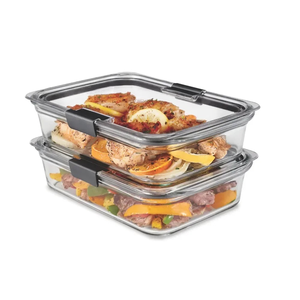 Stackable Glass Food Storage Containers With Lids on Luulla