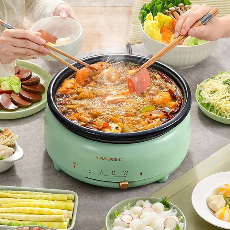 Electric Pot Cooker Large Capacity Non-stick Surface on Luulla