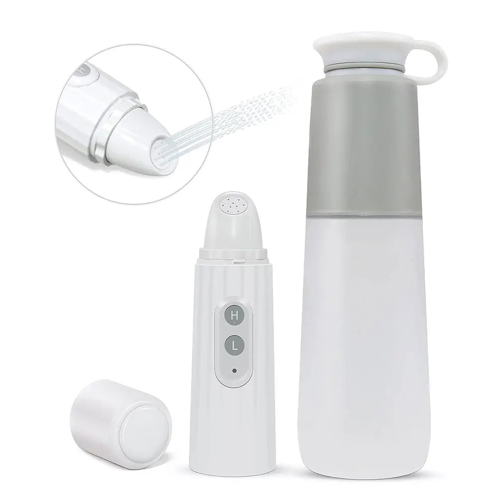 Portable Electric Water Mist Spray Bottle With Temperature Indicator on ...