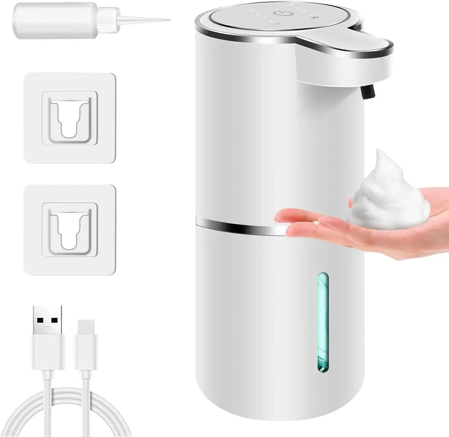 Automatic Foam Soap Dispenser Rechargeable Touchless Hand Washer on Luulla