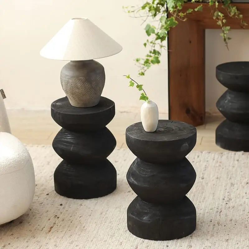 Contemporary Stacked Stone Sculpture Tabletop Decorative Accents on Luulla