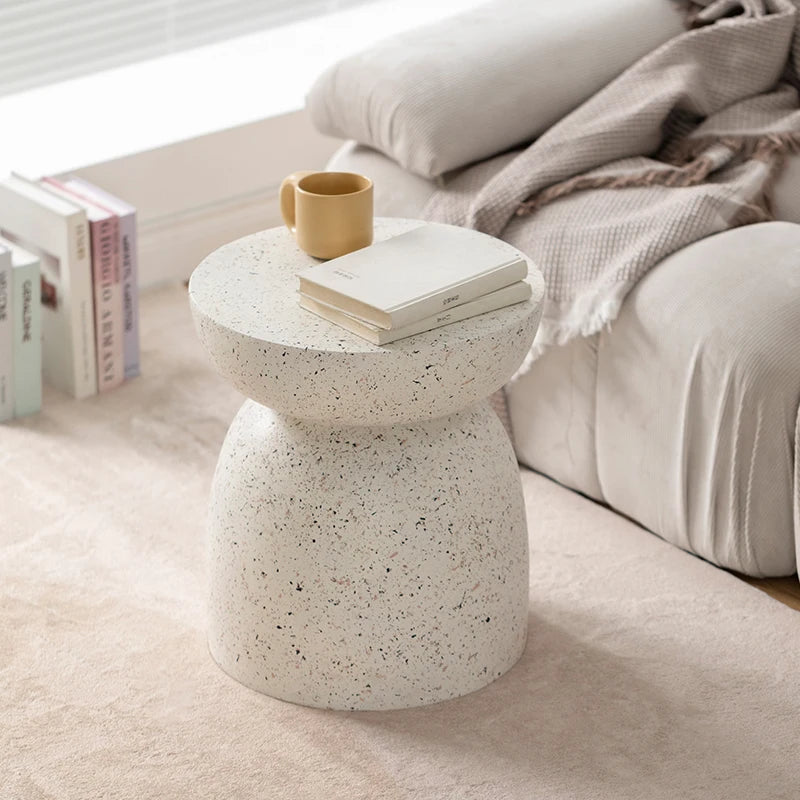 Minimalist Terrazzo Side Table For Modern Living Room on Luulla