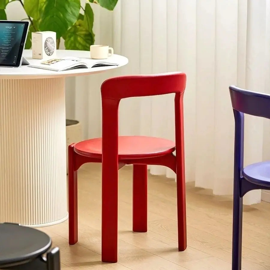 Modern Minimalistic Red Dining Chair For Home on Luulla