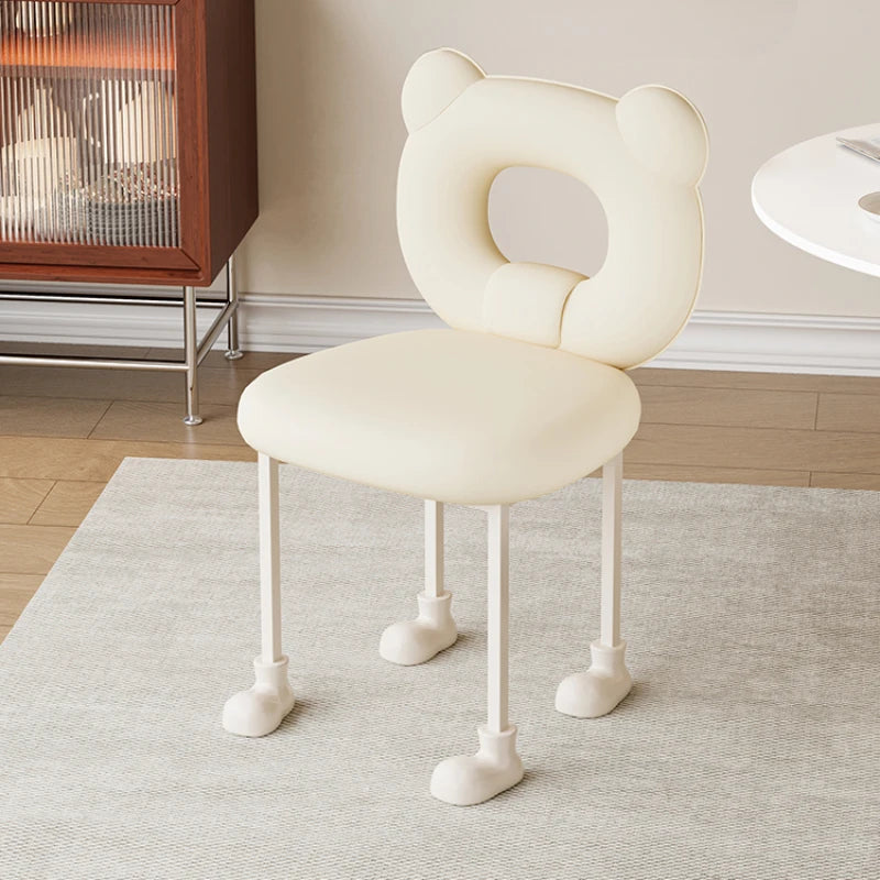 Modern Bear-ear Back Design Chair With Chrome Legs on Luulla