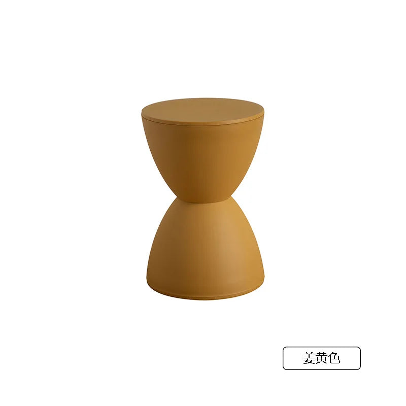 Modern Hourglass Shape Stools In Assorted Colors on Luulla