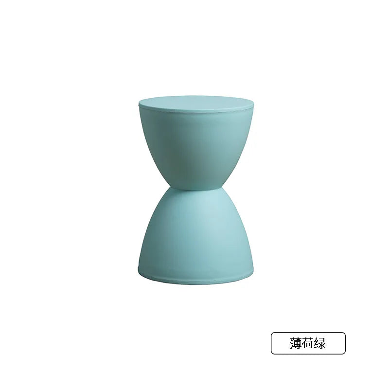 Modern Hourglass Shape Stools In Assorted Colors on Luulla