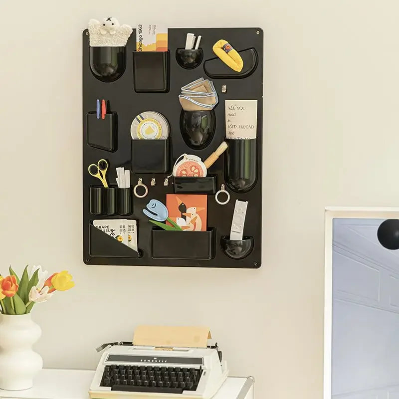 Modern Wall-mounted Organizer With Multipurpose Storage Bins on Luulla