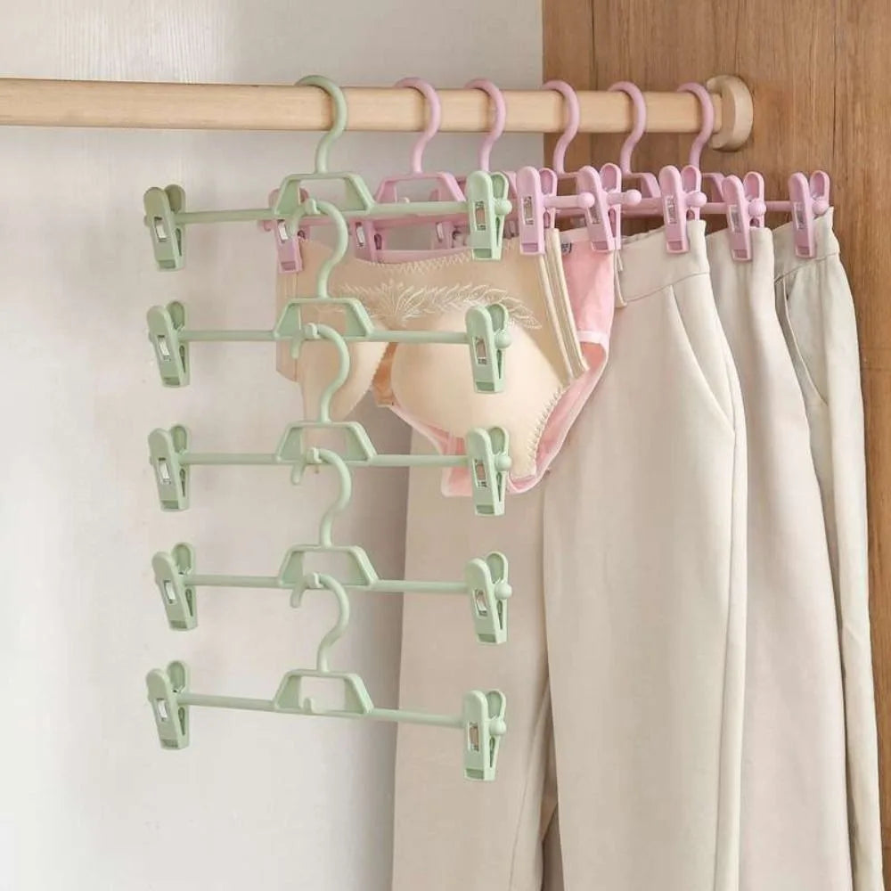 Multiple Clip Hangers For Closet Space Saving on Luulla