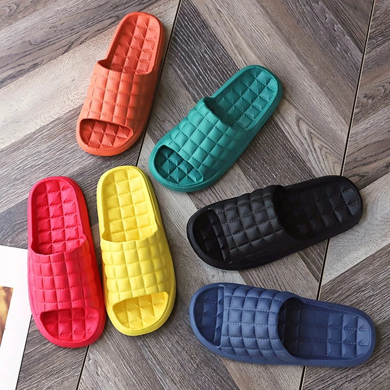 Colorful Quilted Indoor Slides For Ultimate Comfort on Luulla