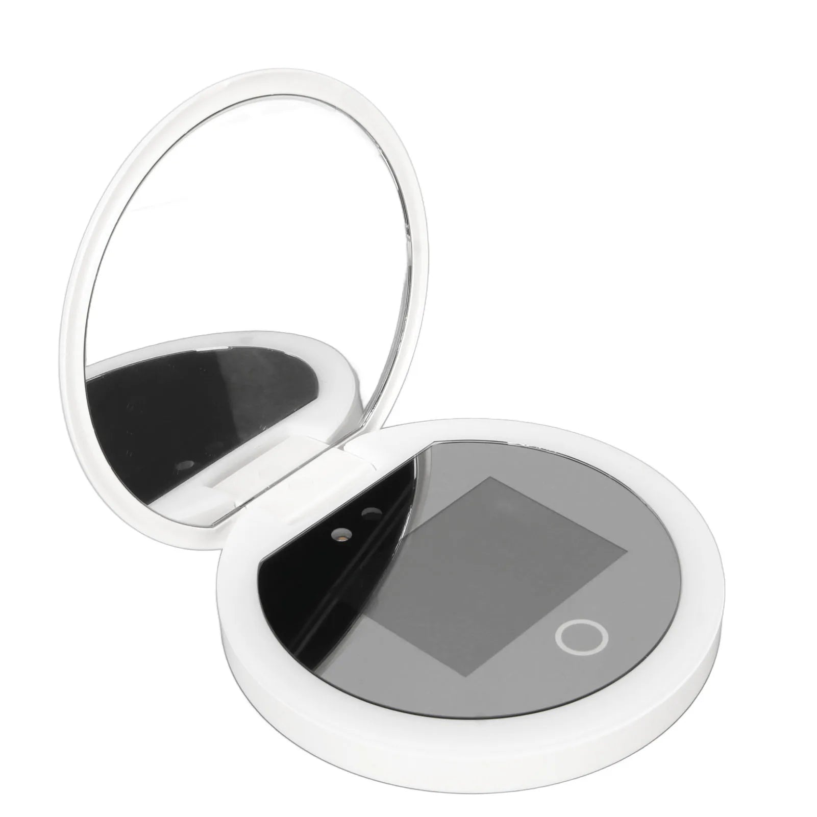 Portable Led Lighted Makeup Mirror With Screen on Luulla