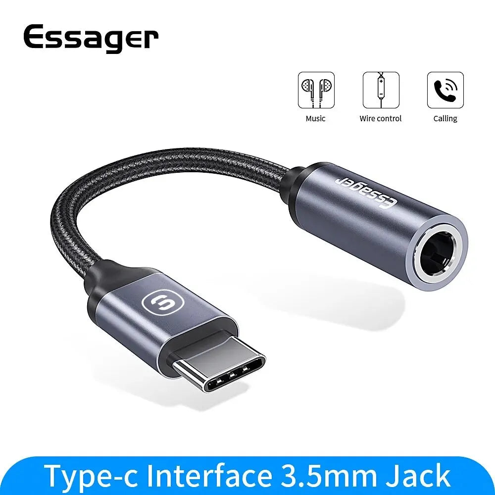 Essager Type-c To 35mm Audio Adapter Cable on Luulla
