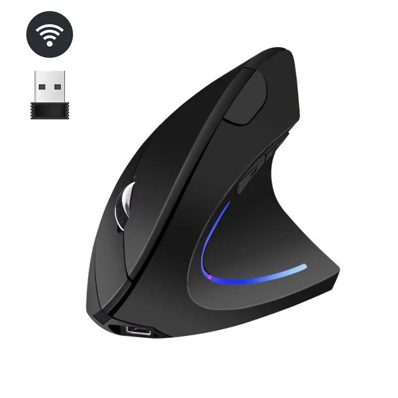 Wireless Ergonomic Vertical Mouse With Usb Receiver on Luulla