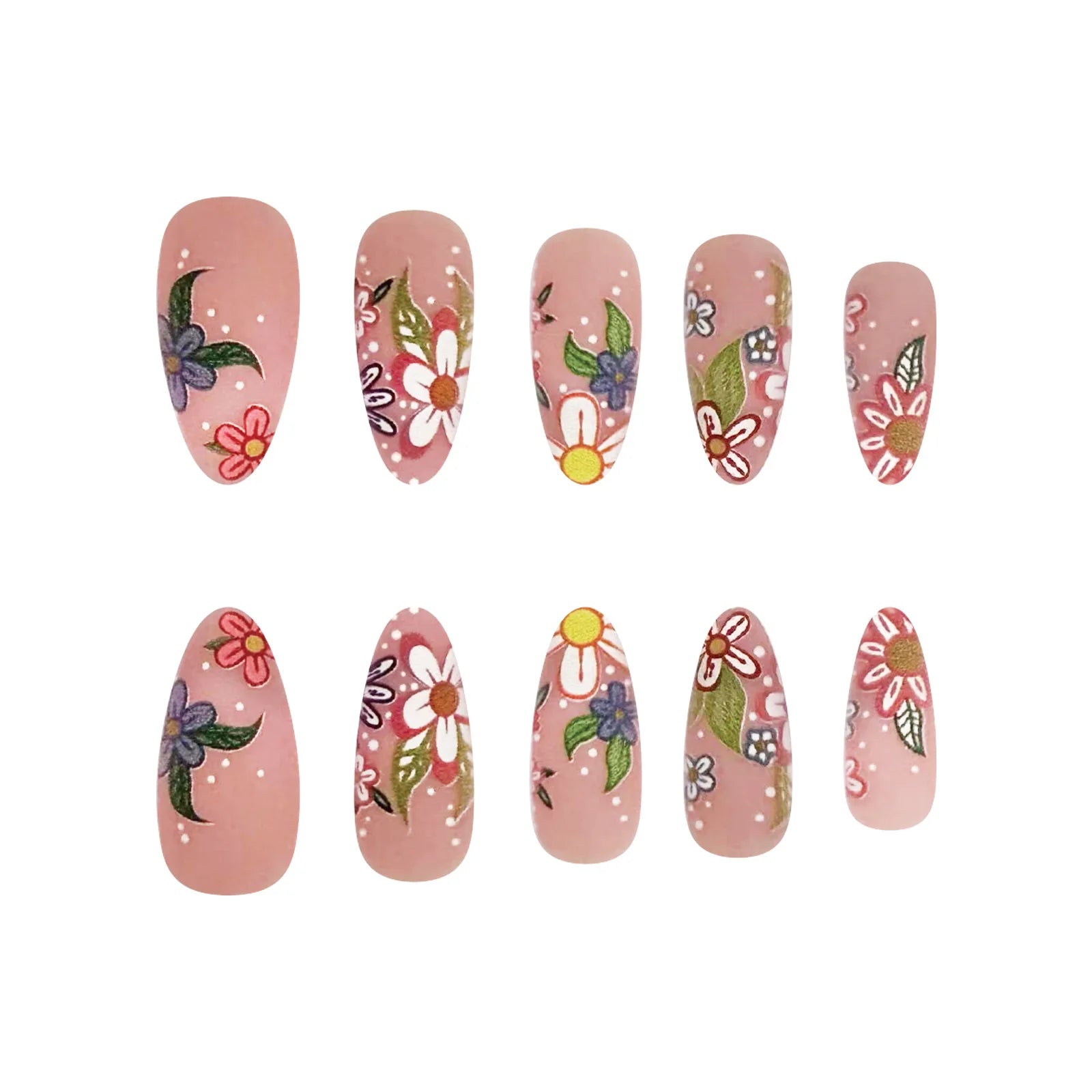 Floral Nail Art Hand-painted Long Lasting Design on Luulla