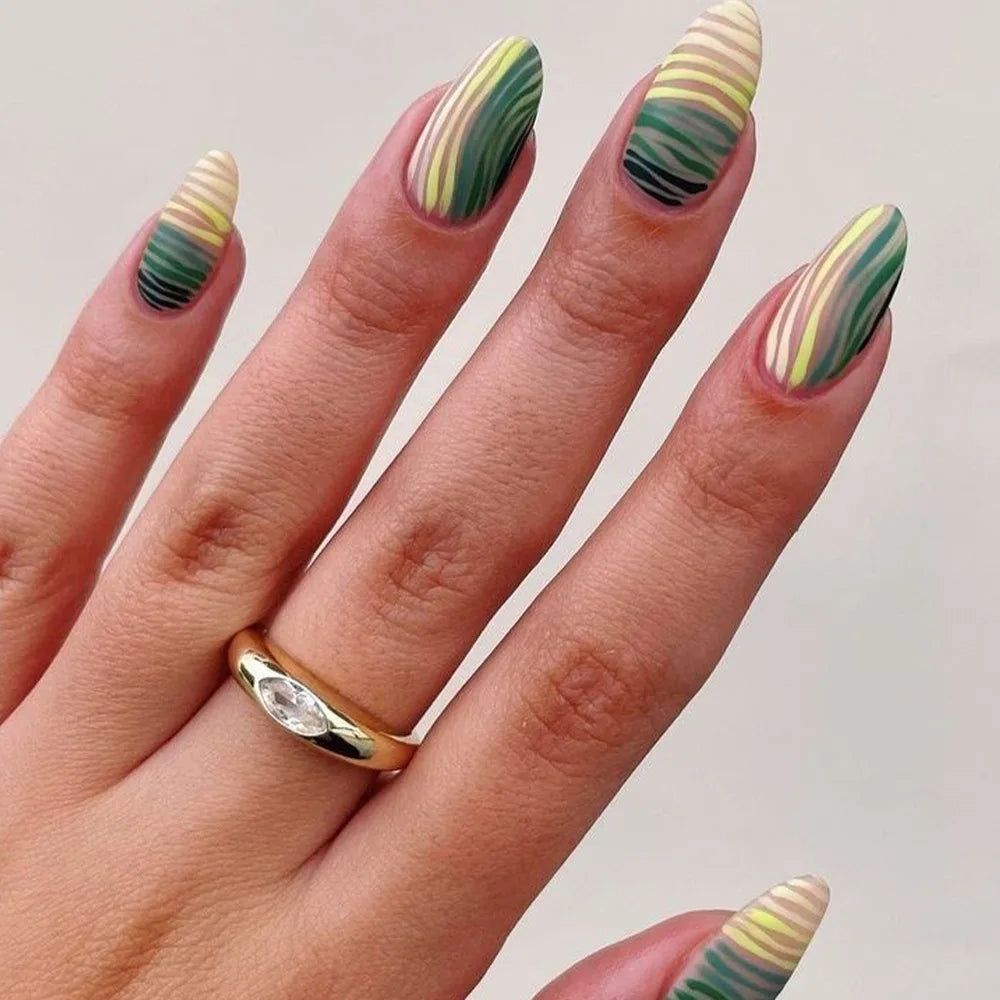 Floral Nail Art Hand-painted Long Lasting Design on Luulla