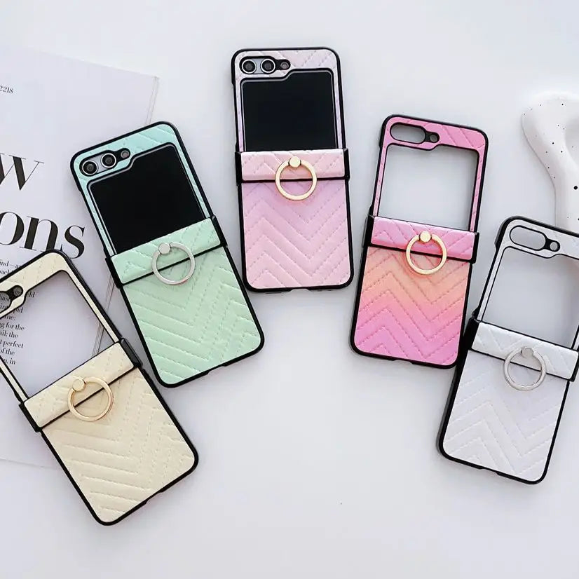 Colorful Quilted Phone Cases With Finger Ring on Luulla