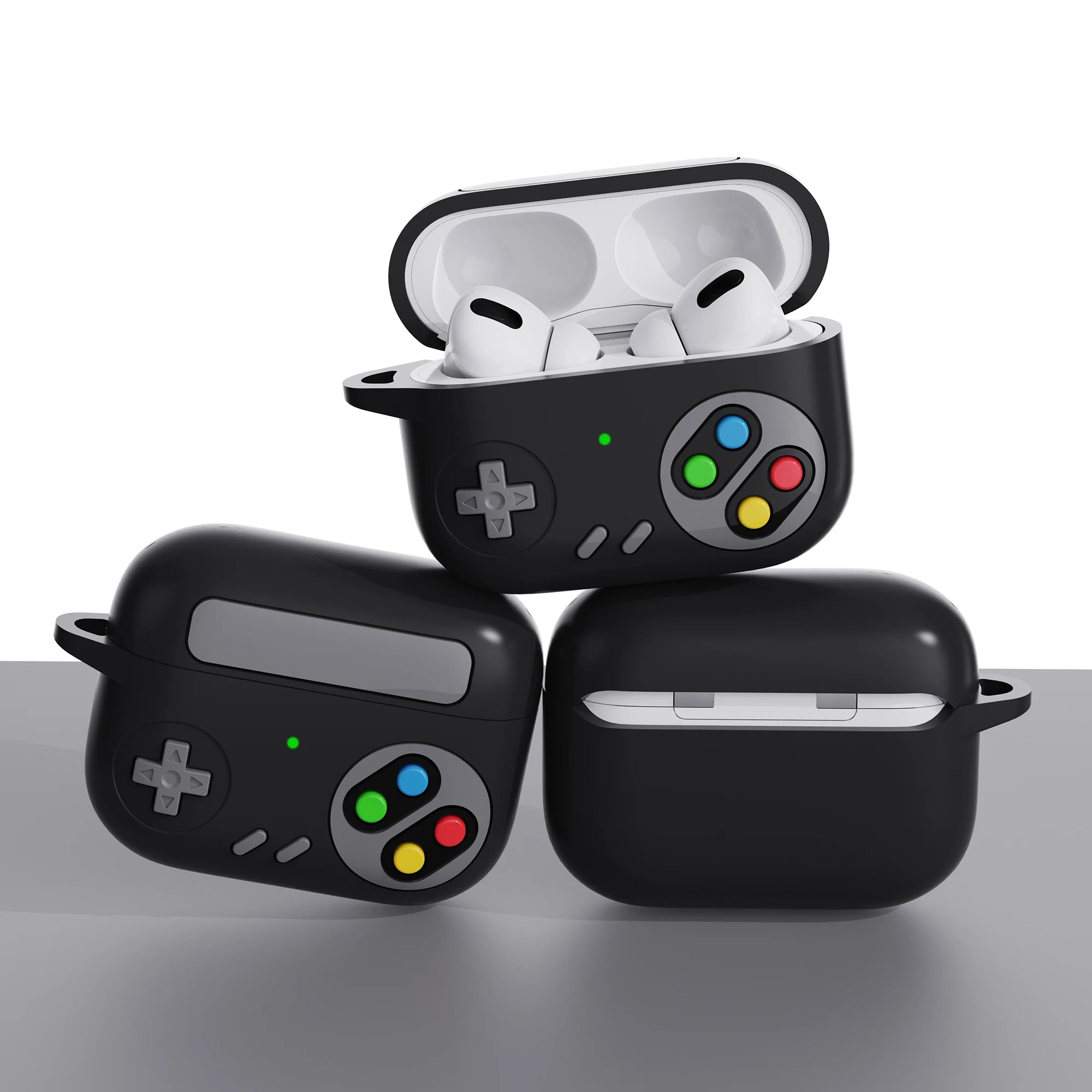 Retro Gaming Style Wireless Earbuds Protective Case on Luulla
