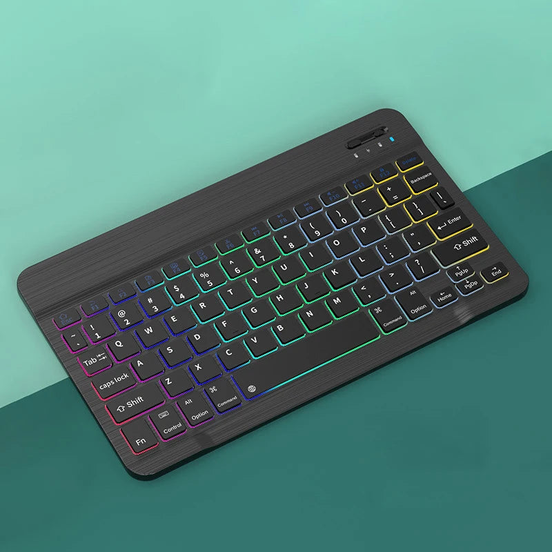 Wireless Rgb Backlit Portable Keyboard For Tablets on Luulla