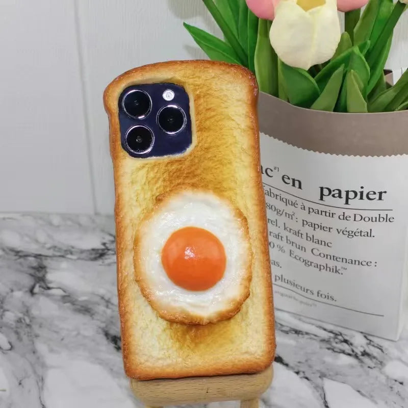 Fun Breakfast Toast Design Phone Cases on Luulla