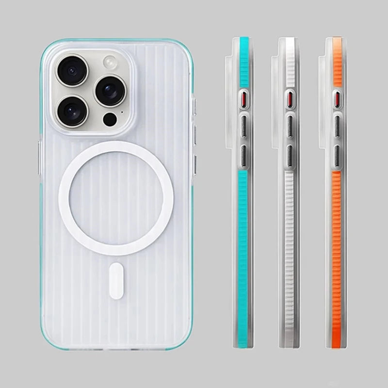 Magsafe Compatible Transparent Iphone Case - Multiple Colors on Luulla