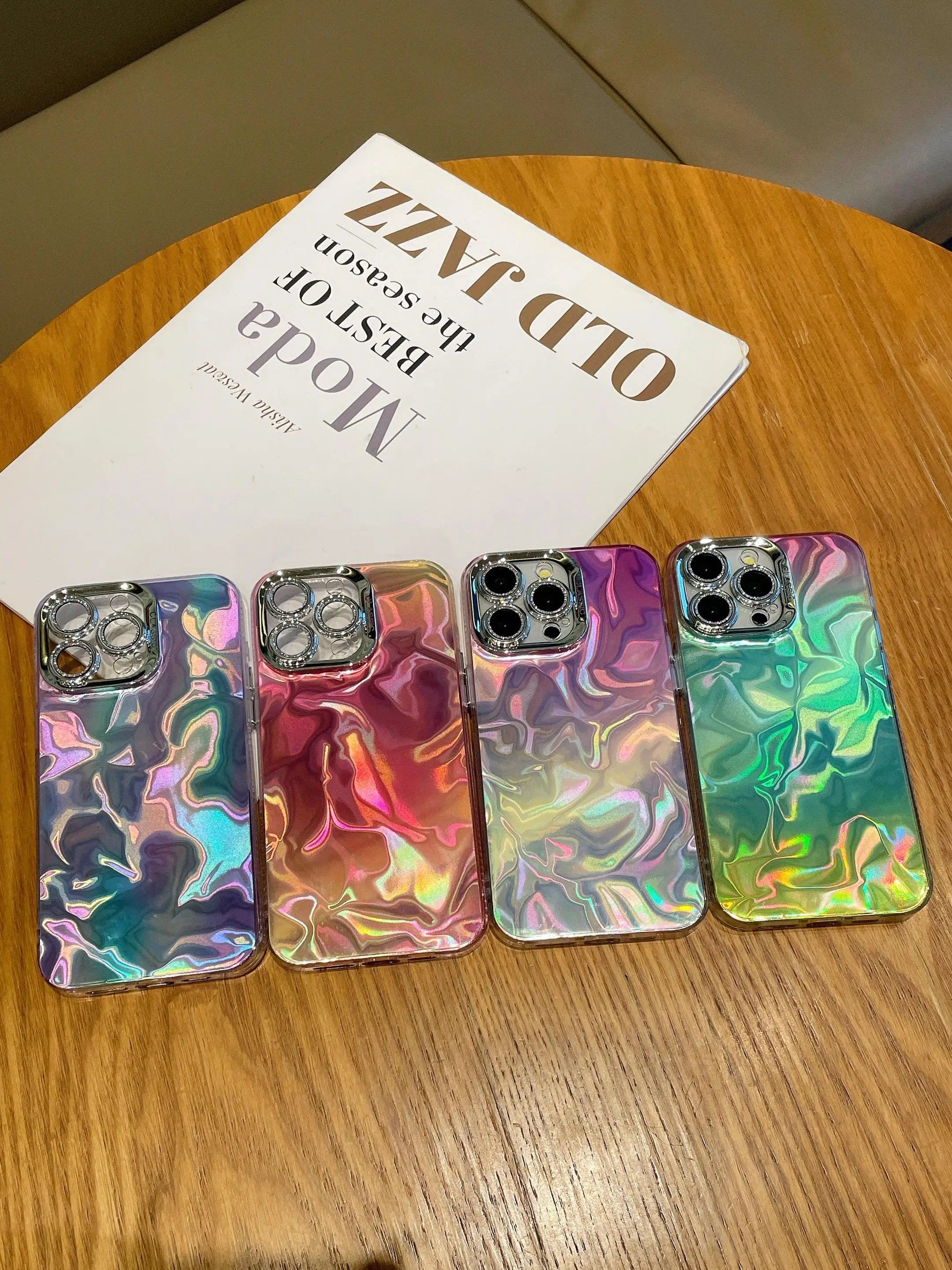 Holographic Glossy Phone Cases For All Models on Luulla