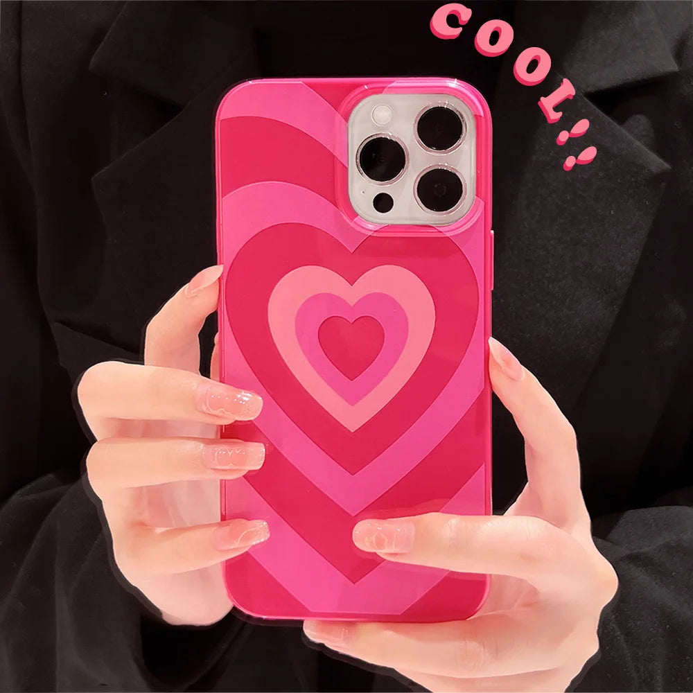 Pink Heart Design Modern Iphone Case Cover on Luulla