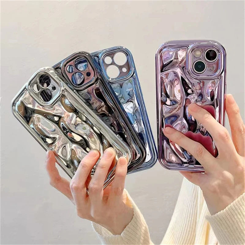 Metallic Reflective Iphone Cases - Assorted Colors on Luulla