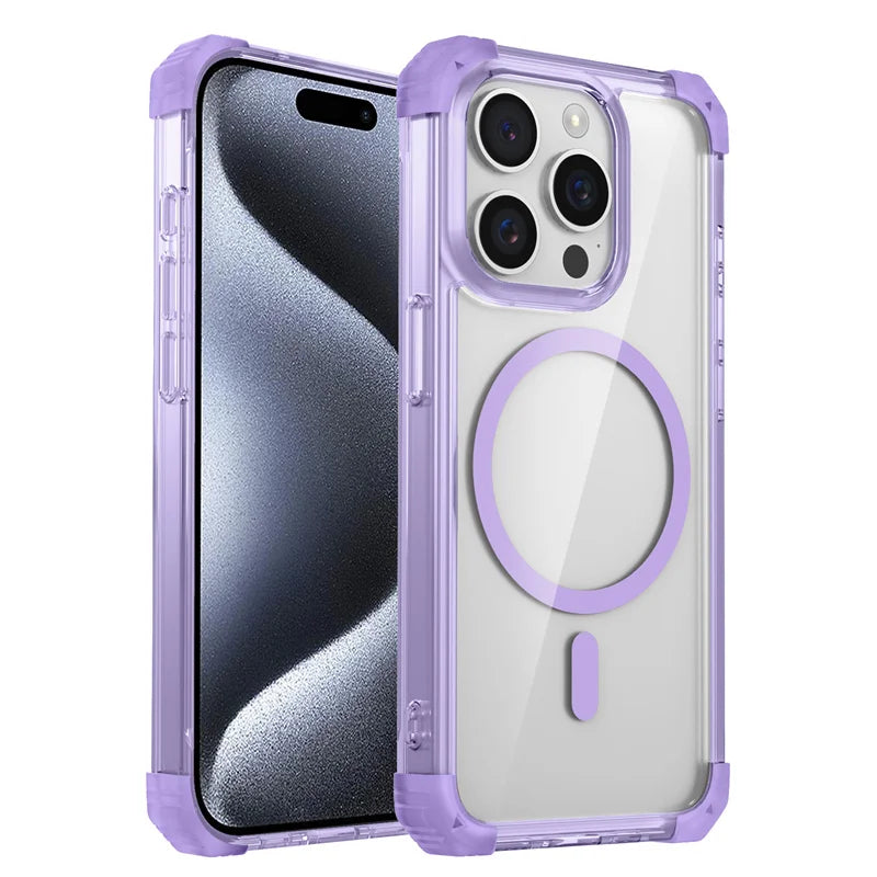 Purple Magsafe Iphone Case With Shock Protection on Luulla