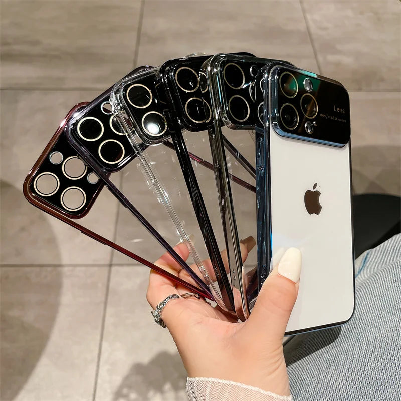 Transparent Phone Cases For Iphone With Camera Protector on Luulla
