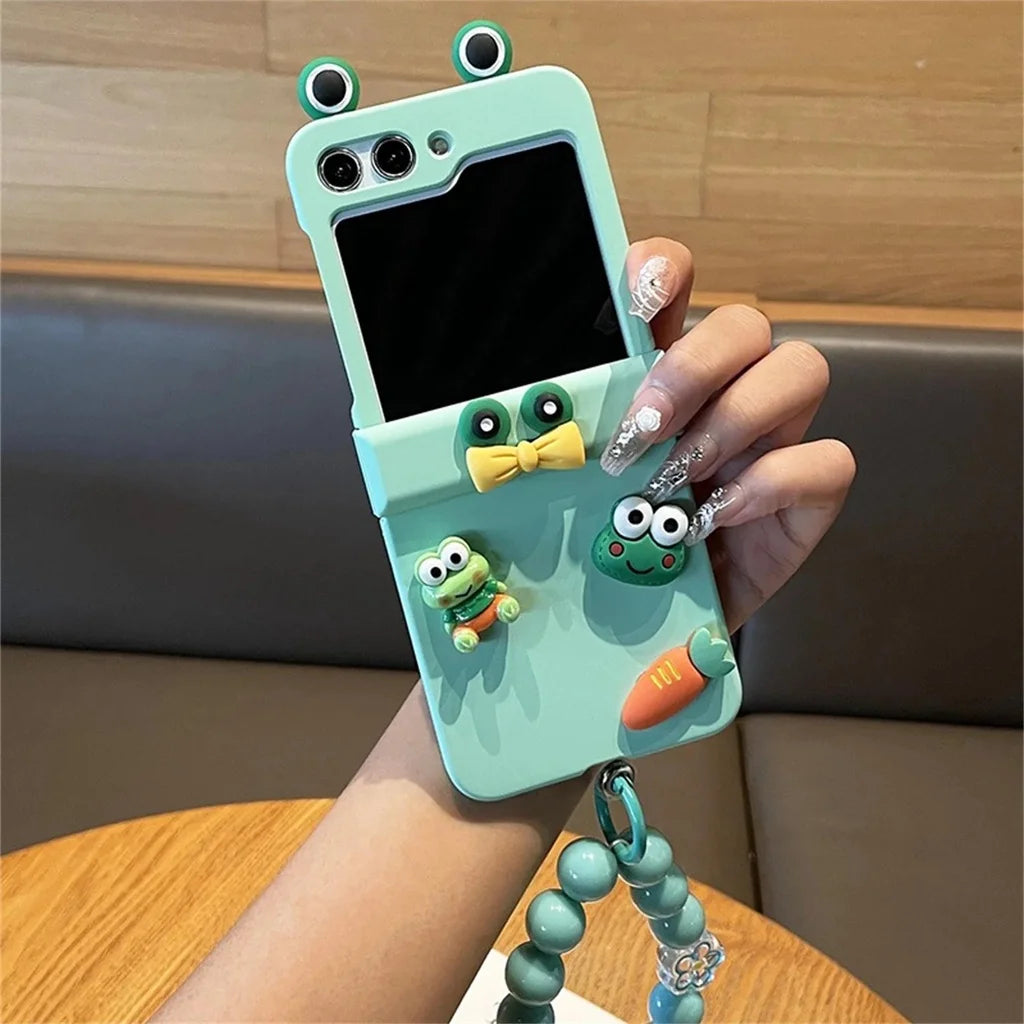 Cute Frog Design Phone Case With Charms on Luulla