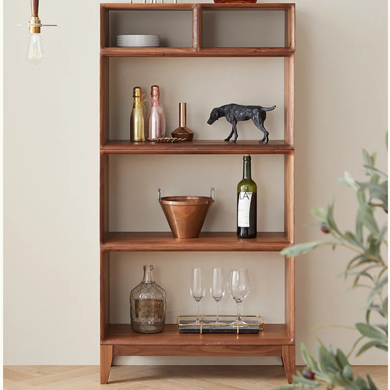 Rustic Solid Wood Wall-mounted Display Shelf on Luulla