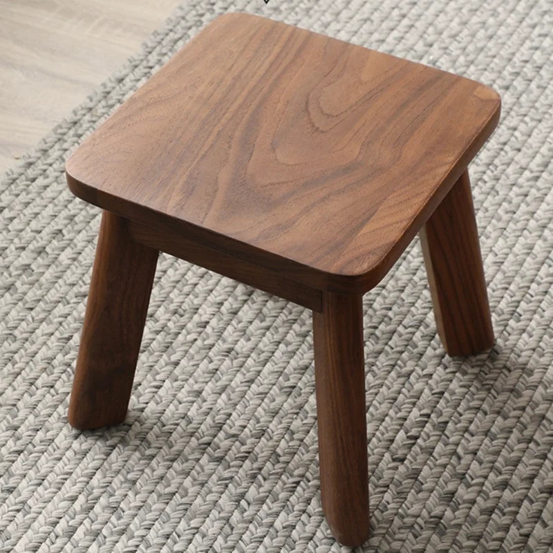 Solid Wood Square Stool For Versatile Seating on Luulla