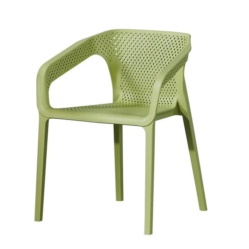 Modern Green Lightweight Stackable Outdoor Patio Chair on Luulla