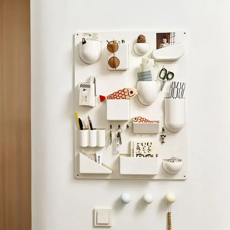Modular Wall Organizer With Versatile Storage Pockets on Luulla