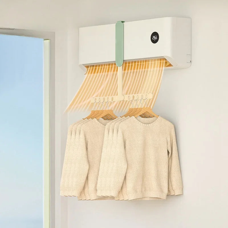 Wall-mounted Electric Clothes Dryer With Hangers on Luulla