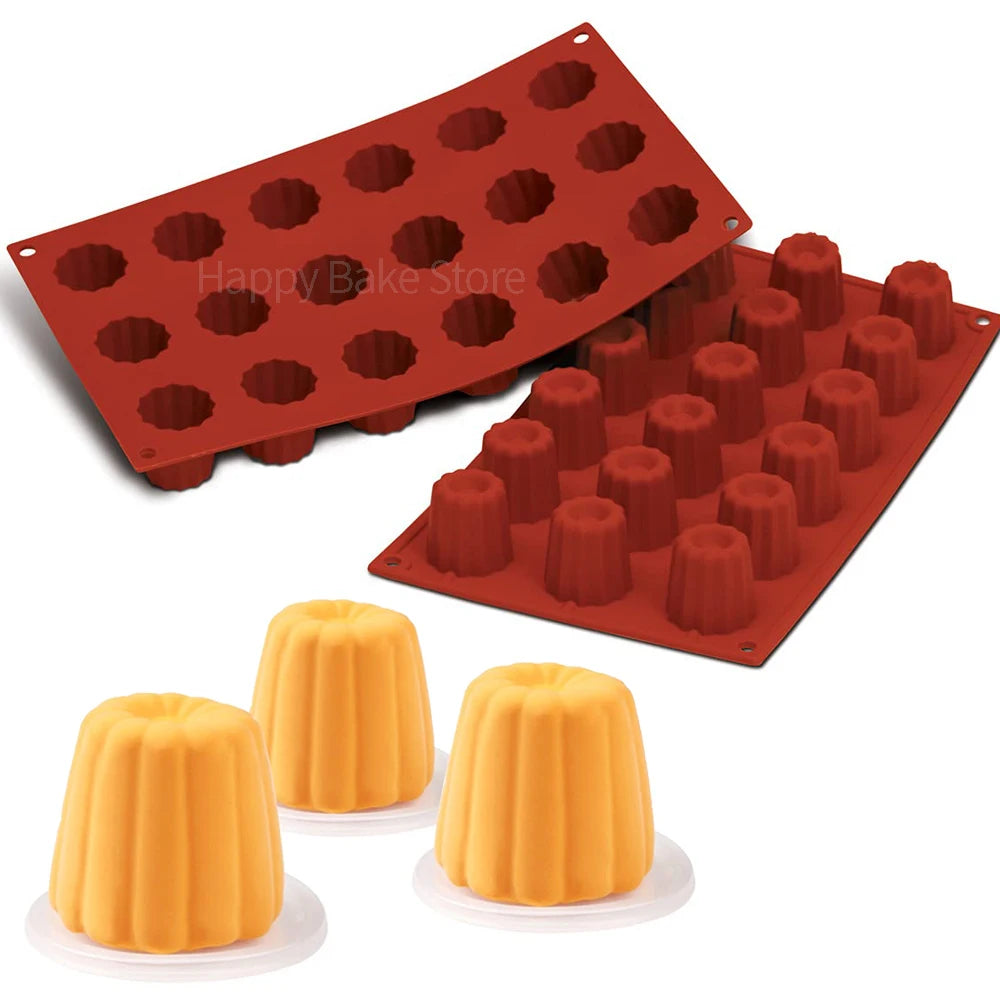 Silicone Mini Cake Mold 24-cavity Baking Tray on Luulla